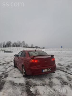 Red Mitsubishi Lancer 2008 in Valmiera, with an engine capacity of 2.00 L and mileage of 0 thousand km for 3900 €, photo 4 on AUTOMOTO.COM.LV