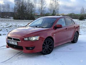 Sarkans Mitsubishi Lancer 2008 Viļņa, ar dzinēja tilpumu 1.80 L un nobraukumu 257 tūkst. km par 2650 €, foto  vietnē AUTOMOTO.COM.LV