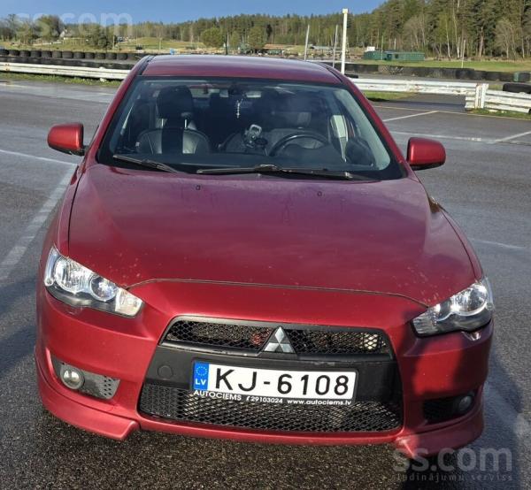 Red Mitsubishi Lancer 2008 in Valmiera, with an engine capacity of 2.00 L and mileage of 0 thousand km for 2500 €, photo 1 on AUTOMOTO.COM.LV