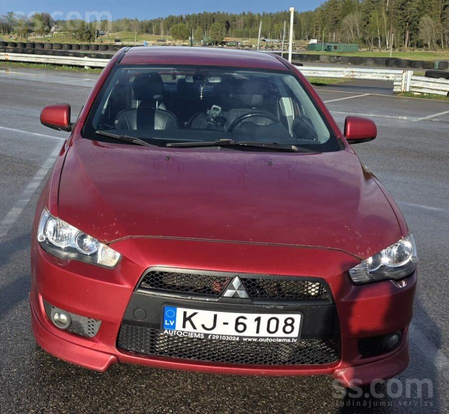 Red Mitsubishi Lancer 2008 in Valmiera, with an engine capacity of 2.00 L and mileage of 0 thousand km for 2500 €, photo 1 on AUTOMOTO.COM.LV