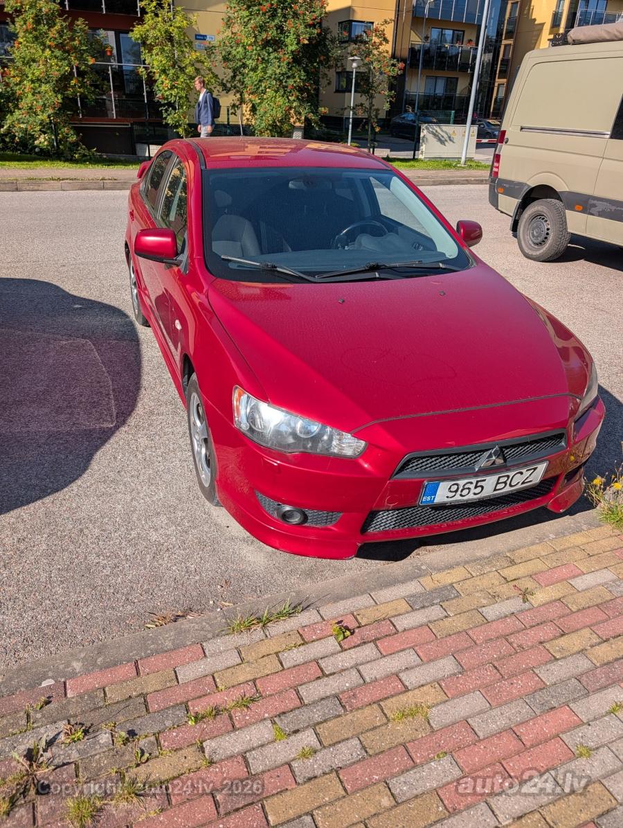 Red Mitsubishi Lancer 2010 in Tallinn, with an engine capacity of 1.80 L and mileage of 210 thousand km for 2499 €, photo 3 on AUTOMOTO.COM.LV