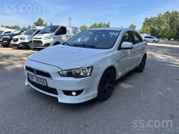 White Mitsubishi Lancer 2008 in Riga, with an engine capacity of 1.80 L and mileage of 0 thousand km for 990 €, photo 1 on AUTOMOTO.COM.LV