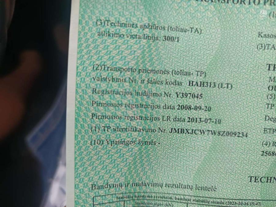 Черный Мицубиси Аутлендер 2008 в Мариямполе, объемом двигателя 2.20 л и пробегом 310 тыс. км за 2799 €, фото 36 на AUTOMOTO.COM.LV