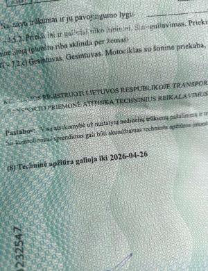 Черный Мицубиси Аутлендер 2012 в Вильнюс, объемом двигателя 2.39 л и пробегом 250 тыс. км за 1500 €, фото 5 на AUTOMOTO.COM.LV