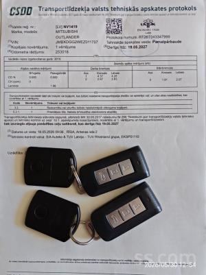 Черный Мицубиси Аутлендер 2014 в Рига, объемом двигателя 2.00 л и пробегом 255 тыс. км за 8000 €, фото 20 на AUTOMOTO.COM.LV