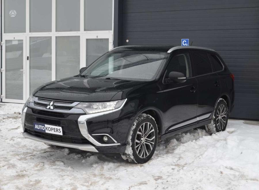 Melns Mitsubishi Outlander 2016 Kauņa, ar dzinēja tilpumu 2.30 L un nobraukumu 218 tūkst. km par 10900 €, foto 1 vietnē AUTOMOTO.COM.LV