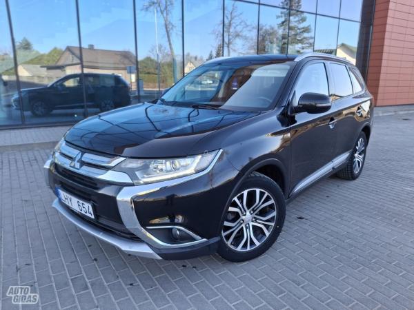 Black Mitsubishi Outlander 2016 in Utena, with an engine capacity of 2.40 L and mileage of 137 thousand km for 9500 €, photo 1 on AUTOMOTO.COM.LV