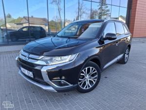 Melns Mitsubishi Outlander 2016 Utena, ar dzinēja tilpumu 2.40 L un nobraukumu 137 tūkst. km par 9500 €, foto  vietnē AUTOMOTO.COM.LV