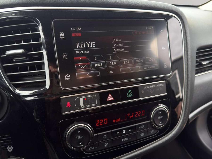 Melns Mitsubishi Outlander 2019 Kauņa, ar dzinēja tilpumu 2.40 L un nobraukumu 224 tūkst. km par 14999 €, foto 17 vietnē AUTOMOTO.COM.LV