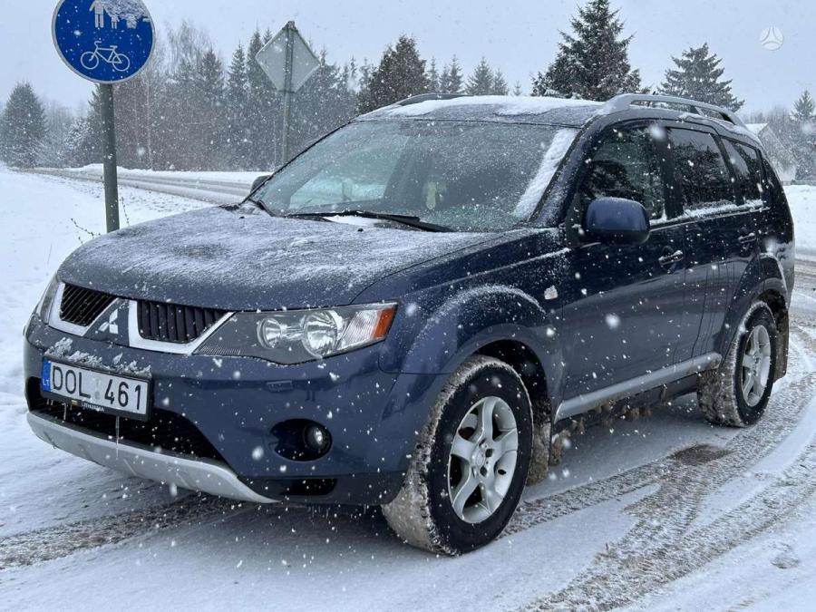 Zils Mitsubishi Outlander 2008 Ukmergė, ar dzinēja tilpumu 2.36 L un nobraukumu 237 tūkst. km par 1550 €, foto 1 vietnē AUTOMOTO.COM.LV