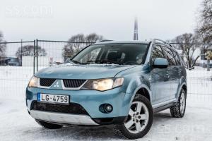Blue Mitsubishi Outlander 2008 in Riga, with an engine capacity of 2.00 L and mileage of 311 thousand km for 4290 €, photo  on AUTOMOTO.COM.LV