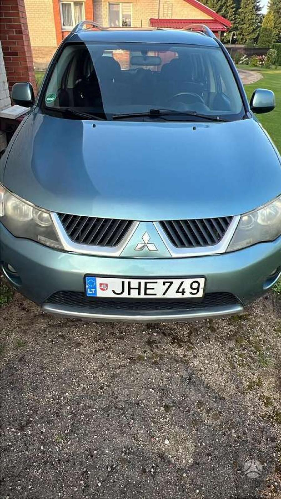Zils Mitsubishi Outlander 2009 Klaipėda, ar dzinēja tilpumu 1.97 L un nobraukumu 218 tūkst. km par 2500 €, foto 1 vietnē AUTOMOTO.COM.LV