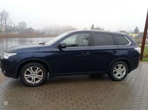 Blue Mitsubishi Outlander 2014 in Raseiniai, with an engine capacity of 2.00 L and mileage of 189 thousand km for 7400 €, photo 2 on AUTOMOTO.COM.LV