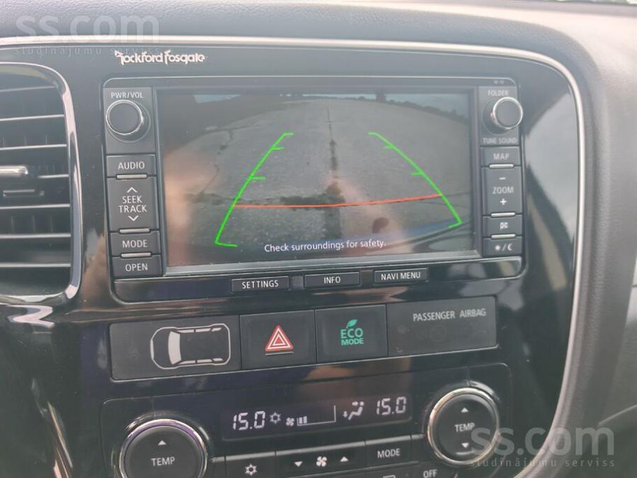 Zils Mitsubishi Outlander 2014 Rīga, ar dzinēja tilpumu 2.00 L un nobraukumu 199 tūkst. km par 10590 €, foto 31 vietnē AUTOMOTO.COM.LV