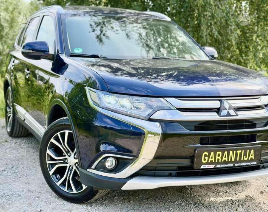 Blue Mitsubishi Outlander 2016 in Siauliai, with an engine capacity of 2.27 L and mileage of 151 thousand km for 13999 €, photo 16 on AUTOMOTO.COM.LV