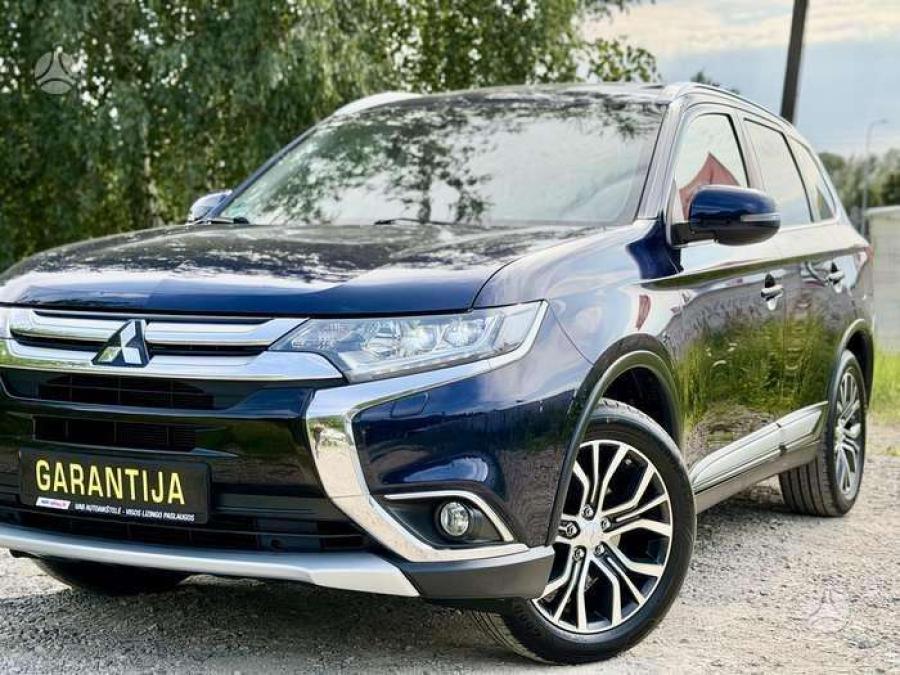 Blue Mitsubishi Outlander 2016 in Siauliai, with an engine capacity of 2.27 L and mileage of 151 thousand km for 13999 €, photo 17 on AUTOMOTO.COM.LV