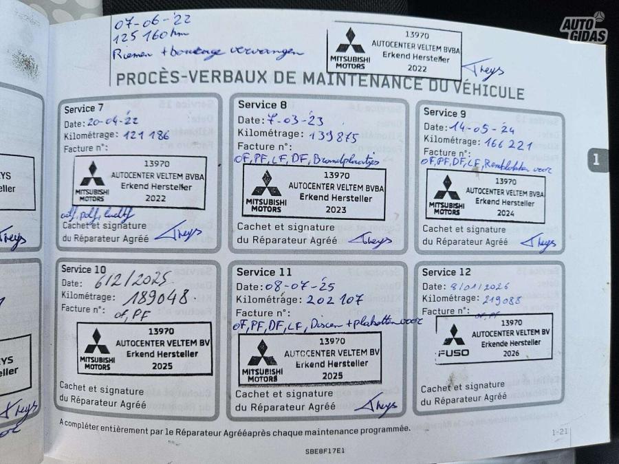 Blue Mitsubishi Outlander 2017 in Siauliai, with an engine capacity of 2.30 L and mileage of 227 thousand km for 14450 €, photo 37 on AUTOMOTO.COM.LV