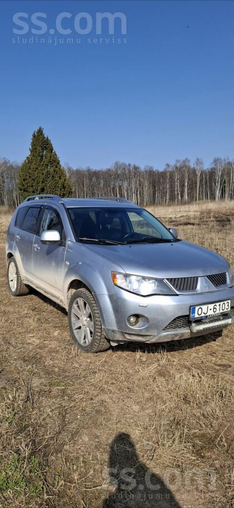 Pelēks Mitsubishi Outlander 2008 Bauska, ar dzinēja tilpumu 2.20 L un nobraukumu 295 tūkst. km par 3000 €, foto 1 vietnē AUTOMOTO.COM.LV
