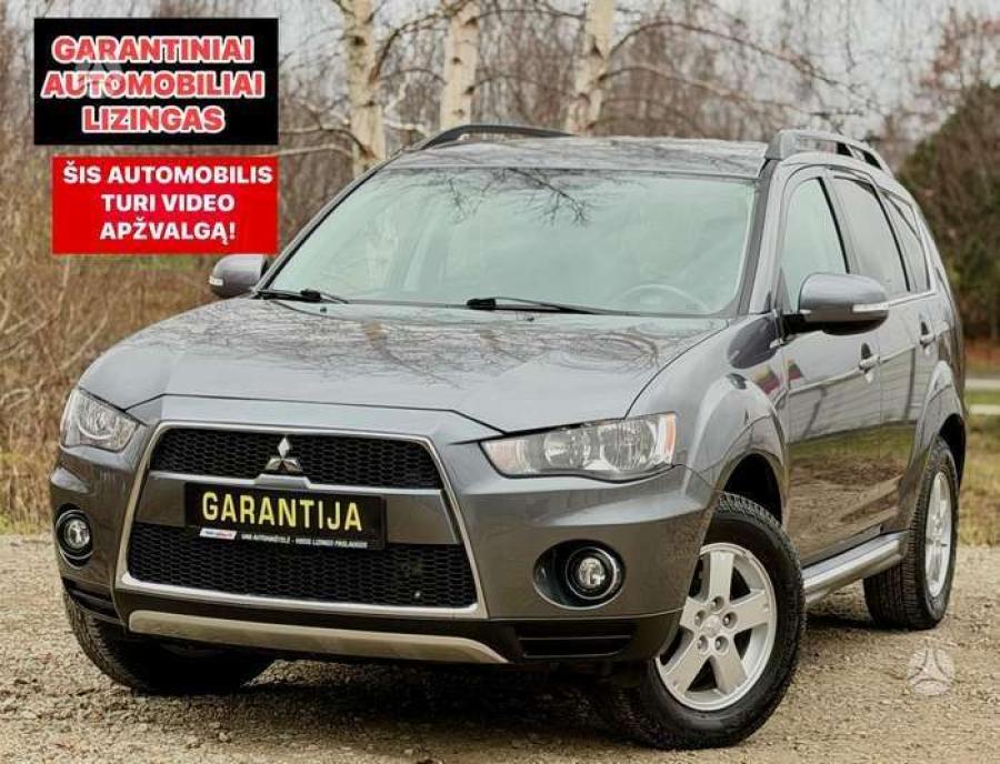 Grey Mitsubishi Outlander 2011 in Siauliai, with an engine capacity of 2.27 L and mileage of 201 thousand km for 7450 €, photo 2 on AUTOMOTO.COM.LV