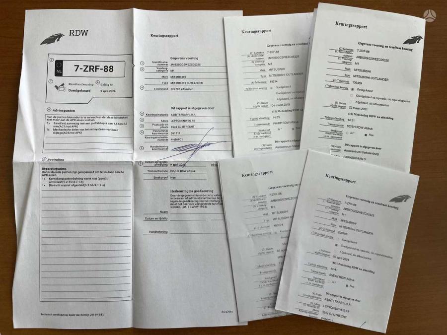 Серый Мицубиси Аутлендер 2015 в Вильнюс, объемом двигателя 2.00 л и пробегом 240 тыс. км за 8950 €, фото 39 на AUTOMOTO.COM.LV