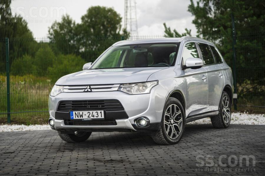 Pelēks Mitsubishi Outlander 2015 Rīga, ar dzinēja tilpumu 2.30 L un nobraukumu 314 tūkst. km par 7490 €, foto 1 vietnē AUTOMOTO.COM.LV