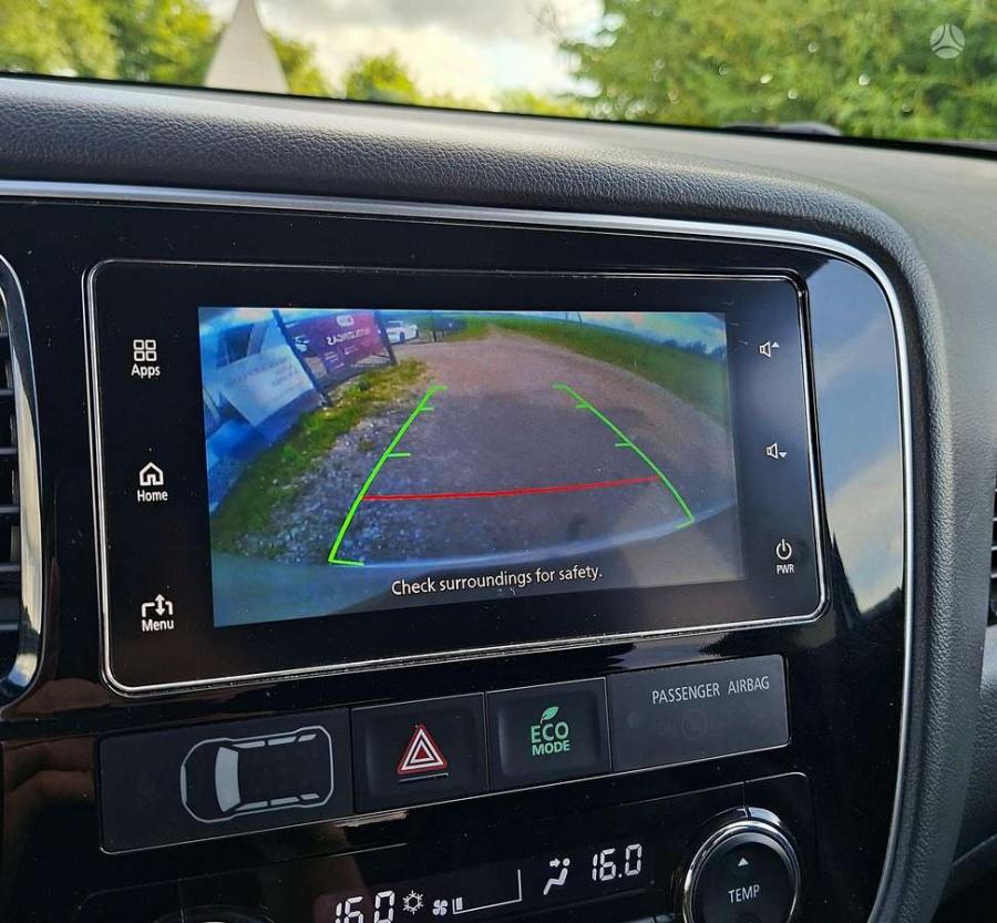 Grey Mitsubishi Outlander 2017 in Kretinga, with an engine capacity of 2.00 L and mileage of 167 thousand km for 13399 €, photo 25 on AUTOMOTO.COM.LV