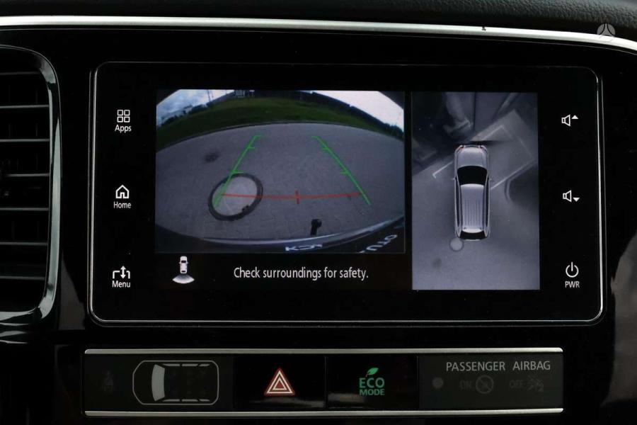 Grey Mitsubishi Outlander 2019 in Kaunas, with an engine capacity of 2.36 L and mileage of 185 thousand km for 16850 €, photo 17 on AUTOMOTO.COM.LV