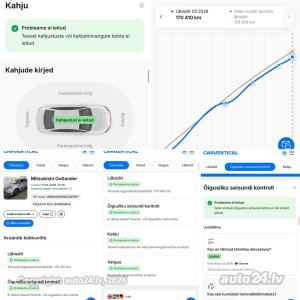 Серый Мицубиси Аутлендер 2015 в Таллин, объемом двигателя 2.00 л и пробегом 172 тыс. км за 9990 €, фото 24 на AUTOMOTO.COM.LV
