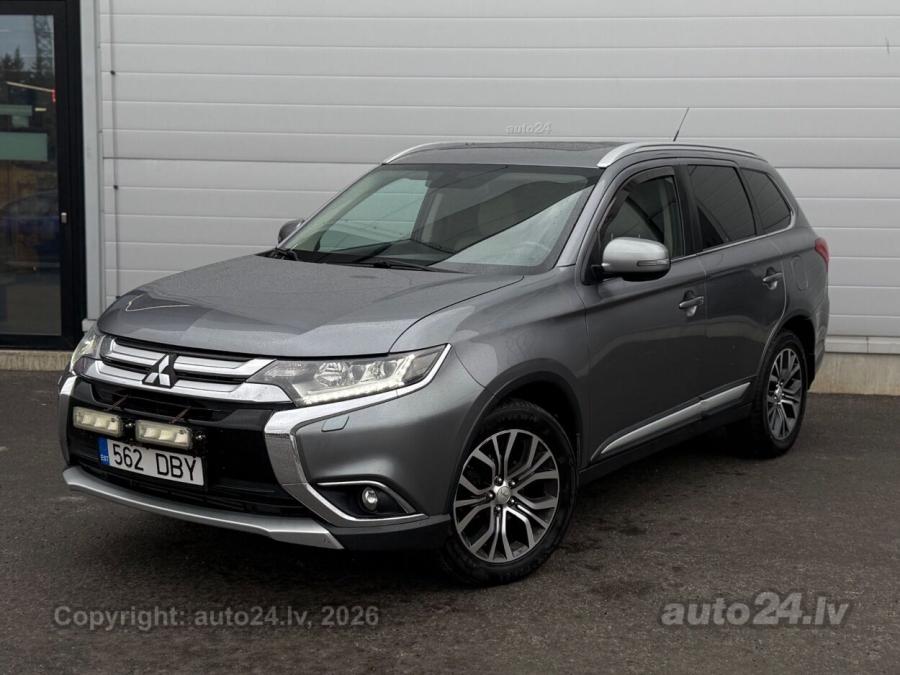 Grey Mitsubishi Outlander 2016 in Tartu, with an engine capacity of 2.30 L and mileage of 200 thousand km for 9200 €, photo 1 on AUTOMOTO.COM.LV