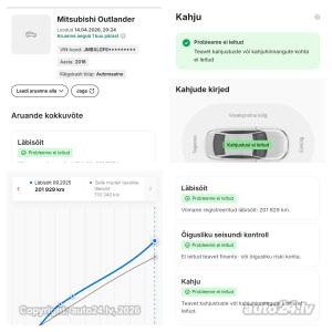 Pelēks Mitsubishi Outlander 2016 Tallina, ar dzinēja tilpumu 2.30 L un nobraukumu 202 tūkst. km par 9990 €, foto 27 vietnē AUTOMOTO.COM.LV