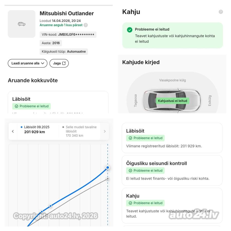 Pelēks Mitsubishi Outlander 2016 Tallina, ar dzinēja tilpumu 2.30 L un nobraukumu 202 tūkst. km par 9990 €, foto 27 vietnē AUTOMOTO.COM.LV