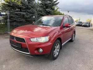 Sarkans Mitsubishi Outlander 2012 Marijampole, ar dzinēja tilpumu 2.18 L un nobraukumu 208 tūkst. km par 3450 €, foto  vietnē AUTOMOTO.COM.LV