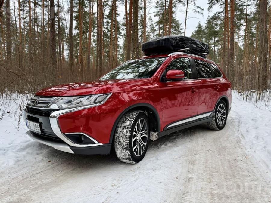 Sarkans Mitsubishi Outlander 2017 Rīga, ar dzinēja tilpumu 2.00 L un nobraukumu 214 tūkst. km par 15000 €, foto 1 vietnē AUTOMOTO.COM.LV