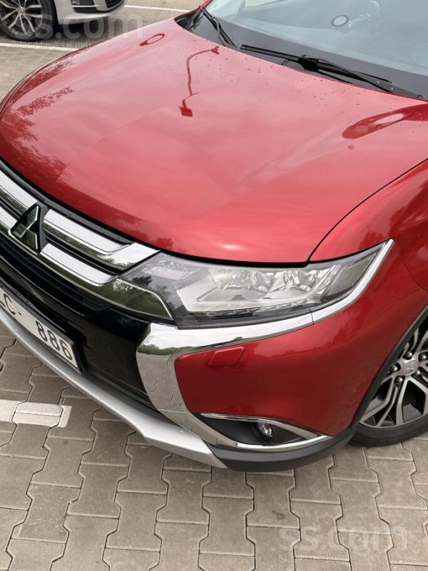 Sarkans Mitsubishi Outlander 2017 Rīga, ar dzinēja tilpumu 2.00 L un nobraukumu 214 tūkst. km par 11700 €, foto 2 vietnē AUTOMOTO.COM.LV