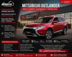 Red Mitsubishi Outlander 2019 in Kretinga, with an engine capacity of 2.36 L and mileage of 111 thousand km for 11099 €, photo 36 on AUTOMOTO.COM.LV