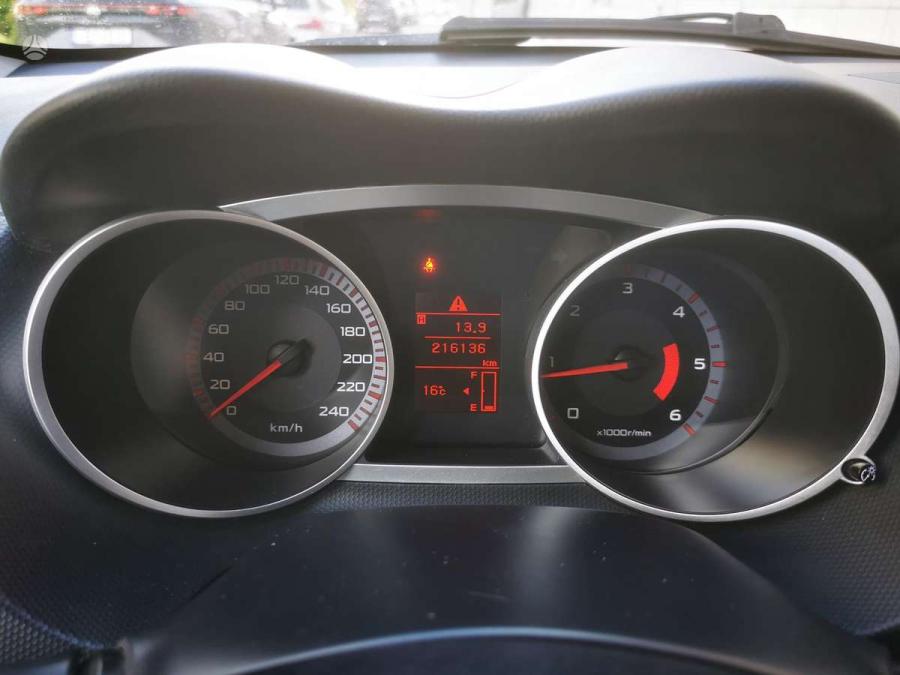 Red Mitsubishi Outlander 2009 in Klaipeda, with an engine capacity of 2.20 L and mileage of 216 thousand km for 4190 €, photo 30 on AUTOMOTO.COM.LV