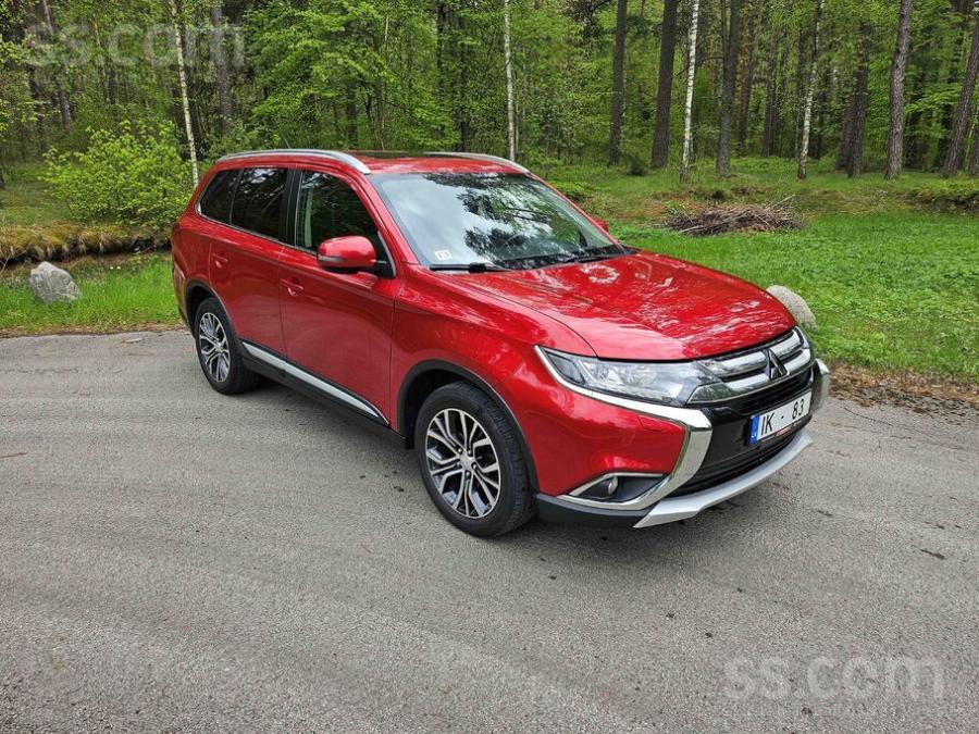 Sarkans Mitsubishi Outlander 2016 Rīga, ar dzinēja tilpumu 2.30 L un nobraukumu 173 tūkst. km par 10700 €, foto 3 vietnē AUTOMOTO.COM.LV