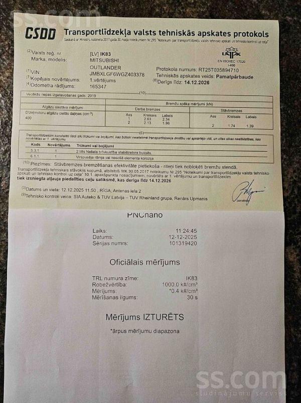 Красный Мицубиси Аутлендер 2016 в Рига, объемом двигателя 2.30 л и пробегом 173 тыс. км за 10700 €, фото 8 на AUTOMOTO.COM.LV