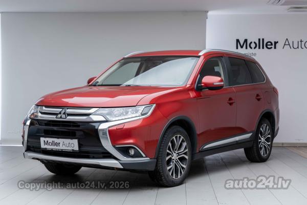 Sarkans Mitsubishi Outlander 2017 Tallina, ar dzinēja tilpumu 2.00 L un nobraukumu 168 tūkst. km par 13000 €, foto  vietnē AUTOMOTO.COM.LV