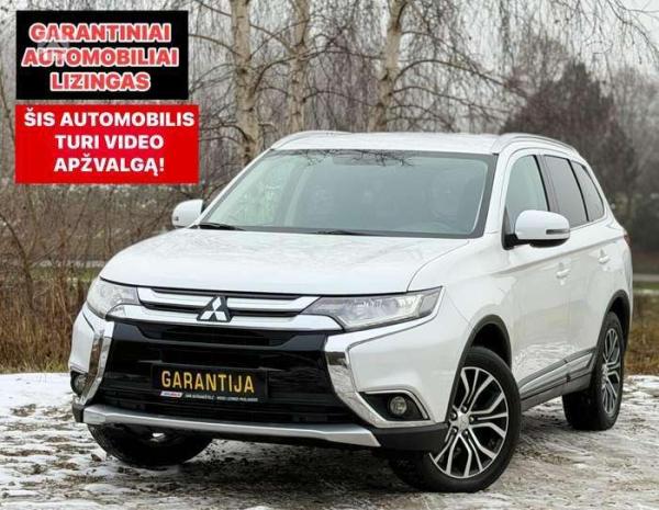 White Mitsubishi Outlander 2017 in Siauliai, with an engine capacity of 2.27 L and mileage of 185 thousand km for 11950 €, photo 2 on AUTOMOTO.COM.LV