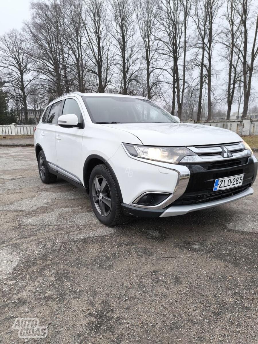 Balts Mitsubishi Outlander 2017 Klaipėda, ar dzinēja tilpumu 2.30 L un nobraukumu 243 tūkst. km par 8700 €, foto 1 vietnē AUTOMOTO.COM.LV