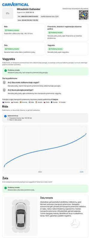Белый Мицубиси Аутлендер 2019 в Каунас, объемом двигателя 2.36 л и пробегом 177 тыс. км за 15999 €, фото 56 на AUTOMOTO.COM.LV