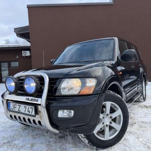 Black Mitsubishi Pajero 2002 in Kaisiadorys, with an engine capacity of 3.19 L and mileage of 384 thousand km for 3950 €, photo  on AUTOMOTO.COM.LV