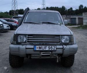 Grey Mitsubishi Pajero 1992 in Kaunas, with an engine capacity of 2.97 L and mileage of 270 thousand km for 999 €, photo 3 on AUTOMOTO.COM.LV