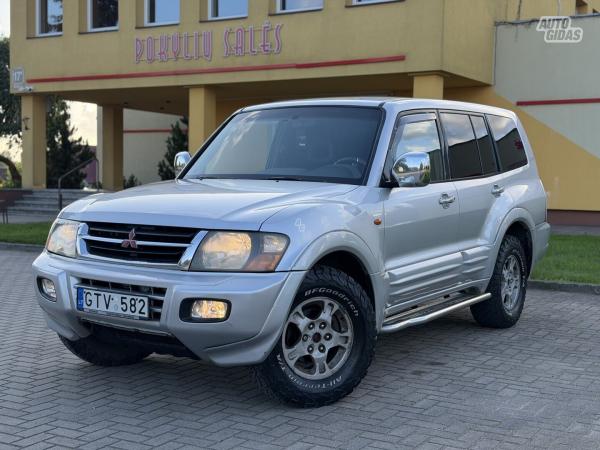 Pelēks Mitsubishi Pajero 2002 Kaišiadorys, ar dzinēja tilpumu 3.20 L un nobraukumu 343 tūkst. km par 3150 €, foto 3 vietnē AUTOMOTO.COM.LV