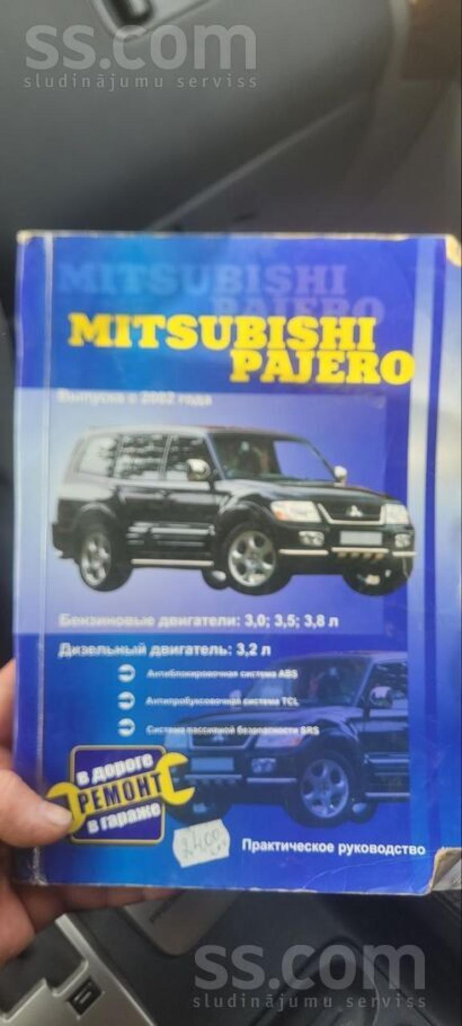 Pelēks Mitsubishi Pajero 2006 Rīga, ar dzinēja tilpumu 3.20 L un nobraukumu 280 tūkst. km par 4000 €, foto 12 vietnē AUTOMOTO.COM.LV