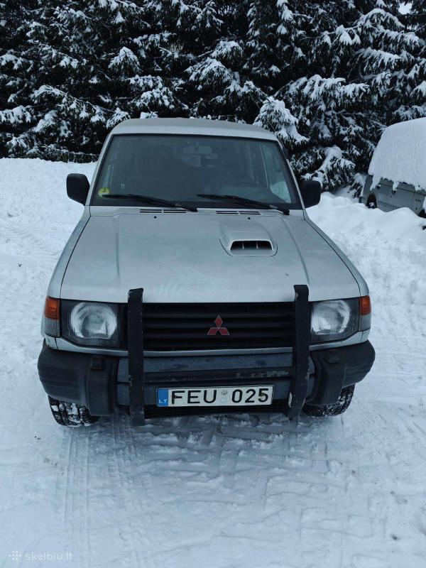 Grey Mitsubishi Pajero 1997 in Zarasai, with an engine capacity of 2.80 L and mileage of 330 thousand km for 6000 €, photo 2 on AUTOMOTO.COM.LV