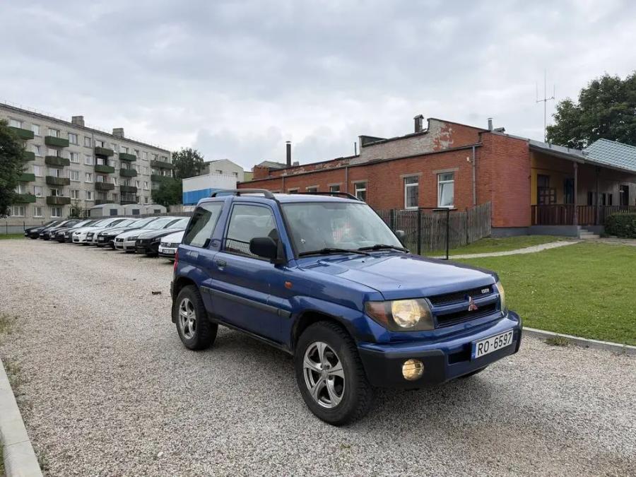 Zils Mitsubishi pajero-pinin 2001 Ventspils, ar dzinēja tilpumu 1.30 L un nobraukumu 0 tūkst. km par 3200 €, foto 4 vietnē AUTOMOTO.COM.LV