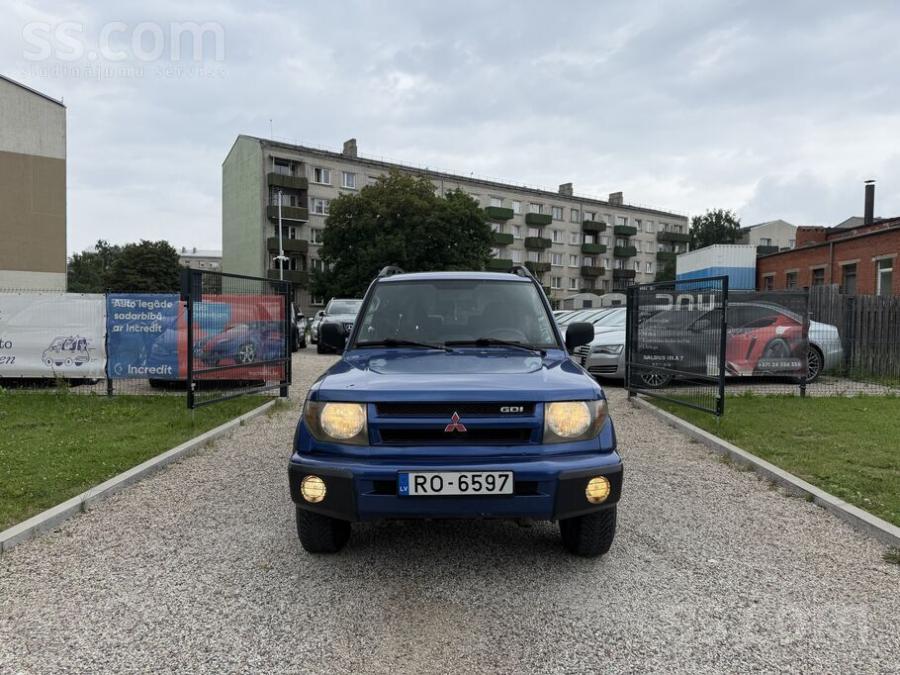 Синий Мицубиси Паджеро Пинин 2001 в Вентспилс, объемом двигателя 1.80 л и пробегом 226 тыс. км за 3290 €, фото 3 на AUTOMOTO.COM.LV