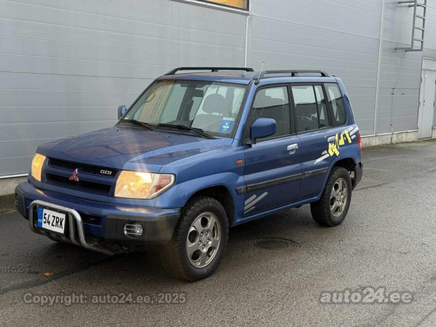 Blue Mitsubishi pajero-pinin 2002 in Tallinn, with an engine capacity of 2.00 L and mileage of 0 thousand km for 1200 €, photo 1 on AUTOMOTO.COM.LV